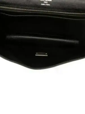 LOUIS VUITTON Taiga Selenga Clutch Bag - Black
