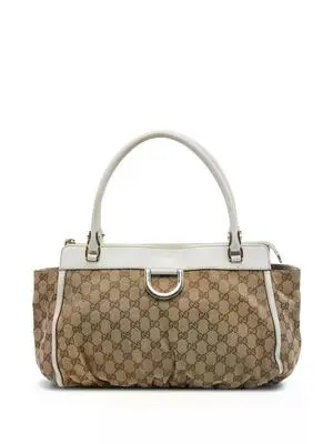 Gucci Gg Canvas Abbey D-ring Tote Bag