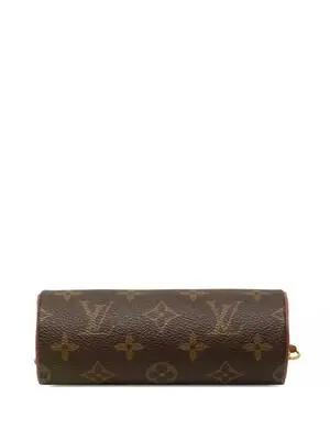 LOUIS VUITTON Monogram Papillon Pochette Handbag - Brown