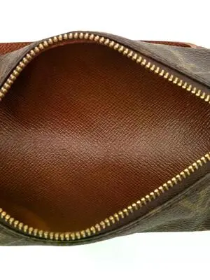 LOUIS VUITTON Monogram Papillon Pochette Handbag - Brown
