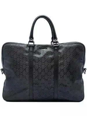 Gucci Silver Tone Travel Bags
