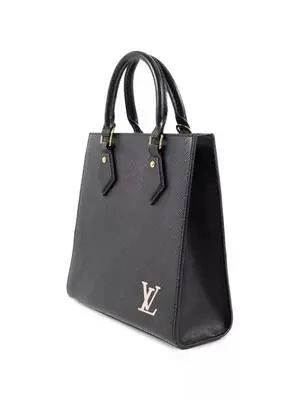 LOUIS VUITTON Bb Sac Plat Leather Tote Bag