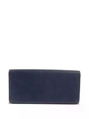 TOD'S Logo-plaque Leather Long Wallet - Blue