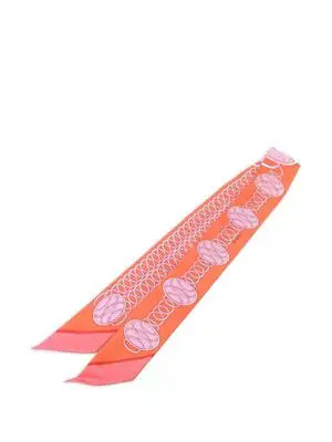Hermès Twilly Chain-link Silk Scarf