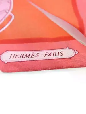 Hermès Twilly Chain-link Silk Scarf