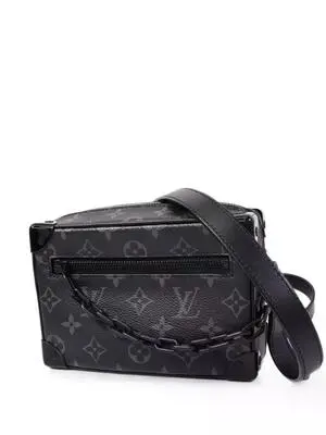LOUIS VUITTON Mini Soft Trunk Monogram Eclipse Shoulder Bag