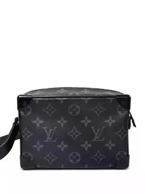 LOUIS VUITTON Mini Soft Trunk Monogram Eclipse Shoulder Bag