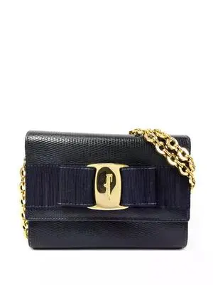 Ferragamo Textured Shoulder Bags