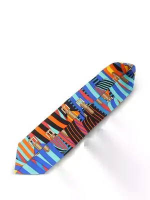 Hermès Twilly Buckle-print Scarf