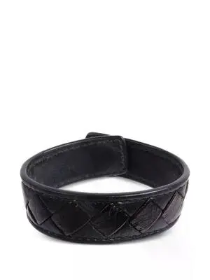 Bottega Veneta Intrecciato Leather Bracelet