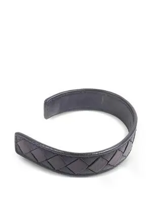 Bottega Veneta Intrecciato Leather Bracelet