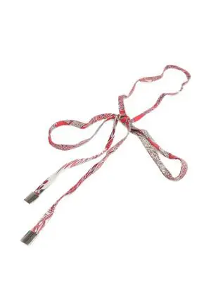 Hermès Silk Printed Pattern Necklace/bracelet