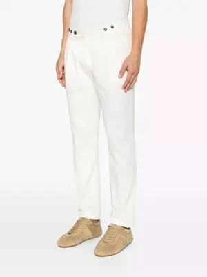 BERWICH Pleated Button-detail Trousers