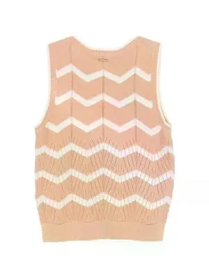 Dkny Pointelle Knit Sleeveless Top