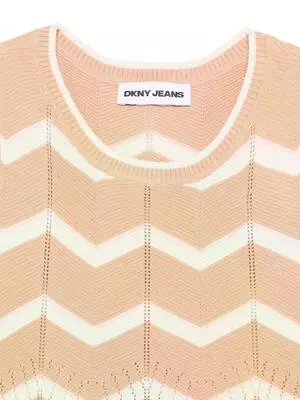 Dkny Pointelle Knit Sleeveless Top
