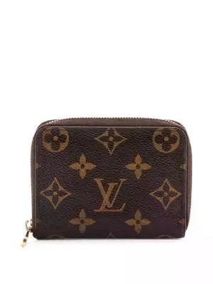 LOUIS VUITTON Zippy Coin Purse Monogram Canvas Pouch - Brown