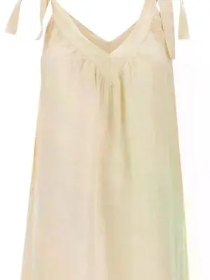 KAOS Tie-strap Linen Dress