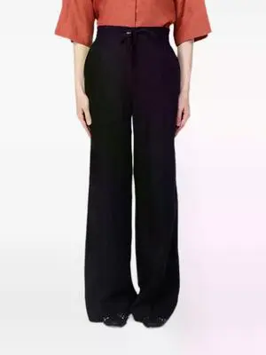 COLMAR Linen Drawstring Palazzo Pants