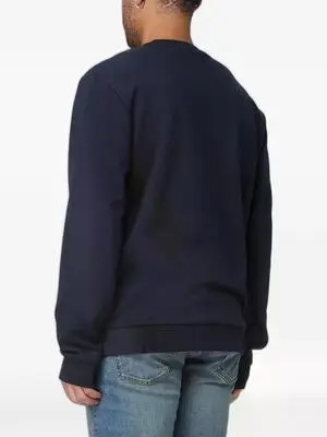 EA7 Logo Print Crew Neck Sweater