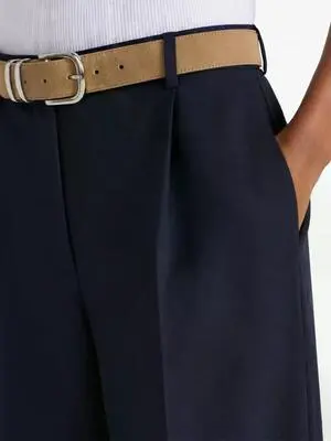 Liviana Conti Pleated Wide-leg Trousers