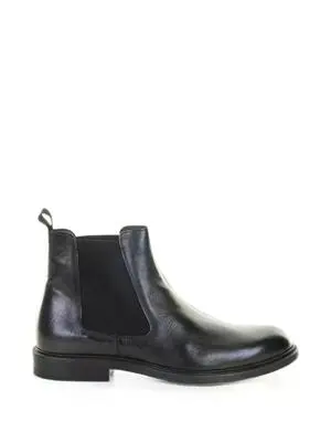FRANCO FEDELE Pull-tab Almond Toe Boots