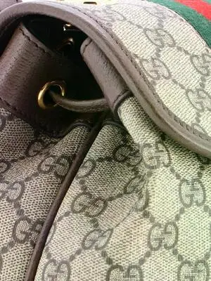 Gucci Ophidia Gg Coated Canvas Mini Backpack