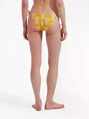 La DoubleJ Pineapple Print Bikini Bottoms