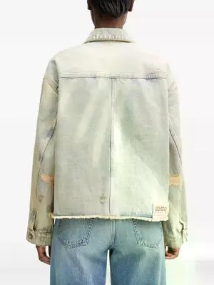 Kenzo Distressed Frayed Denim Jacket