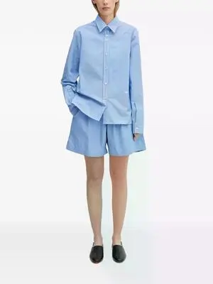 WALES BONNER Embroidered Logo Button-down Shirt