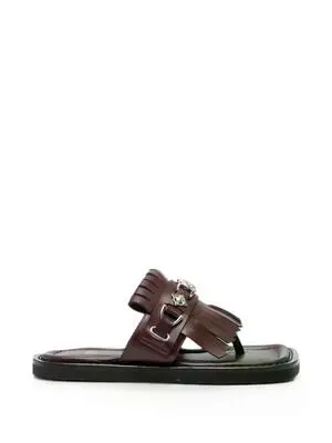 Toga Silver Tone Sandals For Women