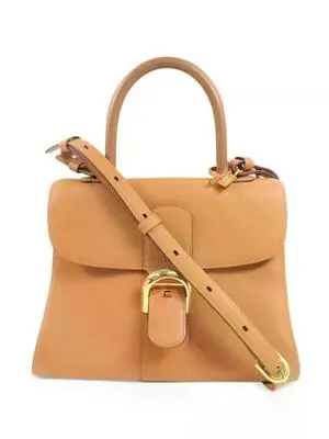 Delvaux Brillant Leather Tote Bag - Brown