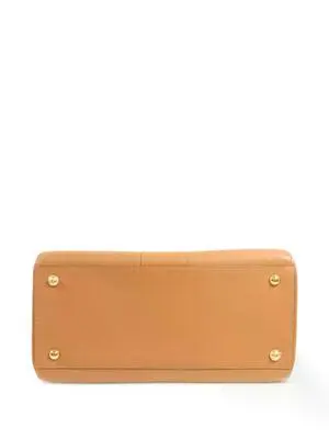Delvaux Brillant Leather Tote Bag - Brown