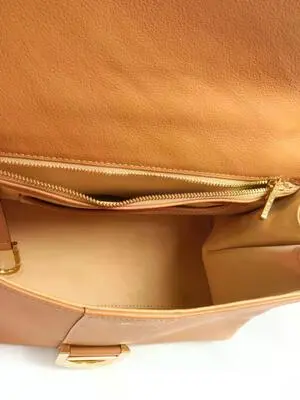 Delvaux Brillant Leather Tote Bag - Brown