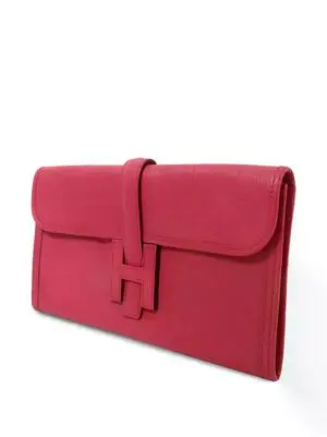 Hermès Jige Elan Clutch Bag - Pink