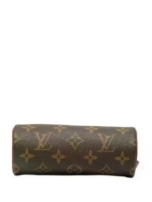 LOUIS VUITTON Monogram Papillon Pochette Handbag - Brown