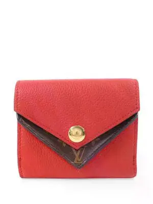 LOUIS VUITTON Monogram Double V Wallet - Red