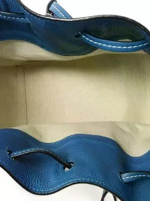 Loewe Small Hammock Calf-leather Tote Bag - Blue