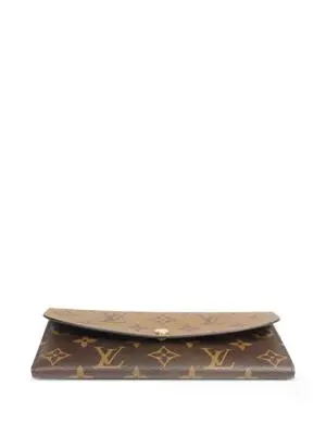 LOUIS VUITTON Monogram Reverse Emilie Wallet - Neutrals