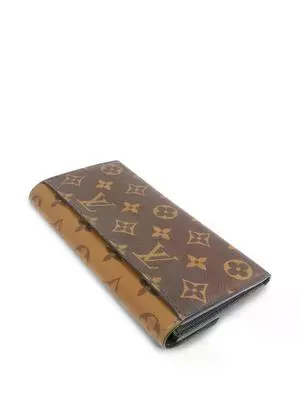 LOUIS VUITTON Monogram Reverse Emilie Wallet - Neutrals