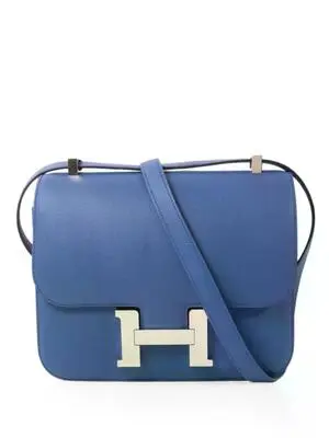 Hermès Constance Shoulder Bag - Blue
