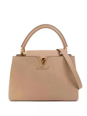 LOUIS VUITTON Capucines Mm Tote Bag - Neutrals