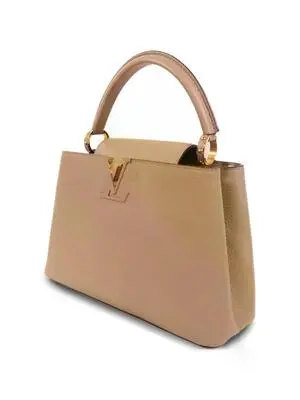 LOUIS VUITTON Capucines Mm Tote Bag - Neutrals