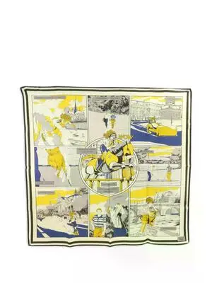 Hermès Wow 90 Double-face Scarf