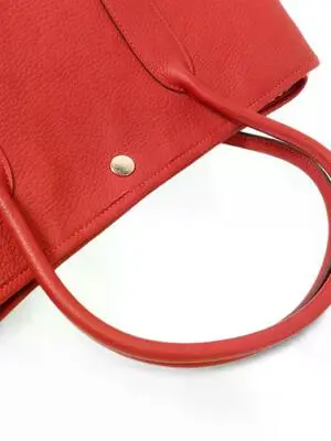 Hermès Garden Party Leather Tote Bag - Red