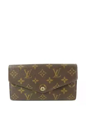 LOUIS VUITTON Sarah Monogram Wallet - Brown