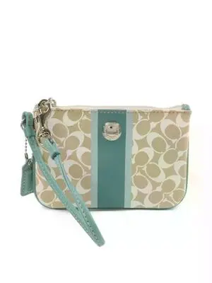COACH VINTAGE Signature Monogram Pouch