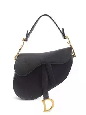 Dior Mini Saddle Shoulder Bag - Black