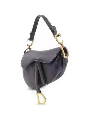 Dior Mini Saddle Shoulder Bag - Black
