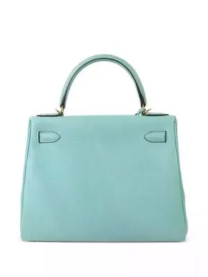 Hermès Kelly 28 Leather Tote Bag - Blue