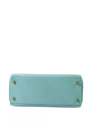 Hermès Kelly 28 Leather Tote Bag - Blue
